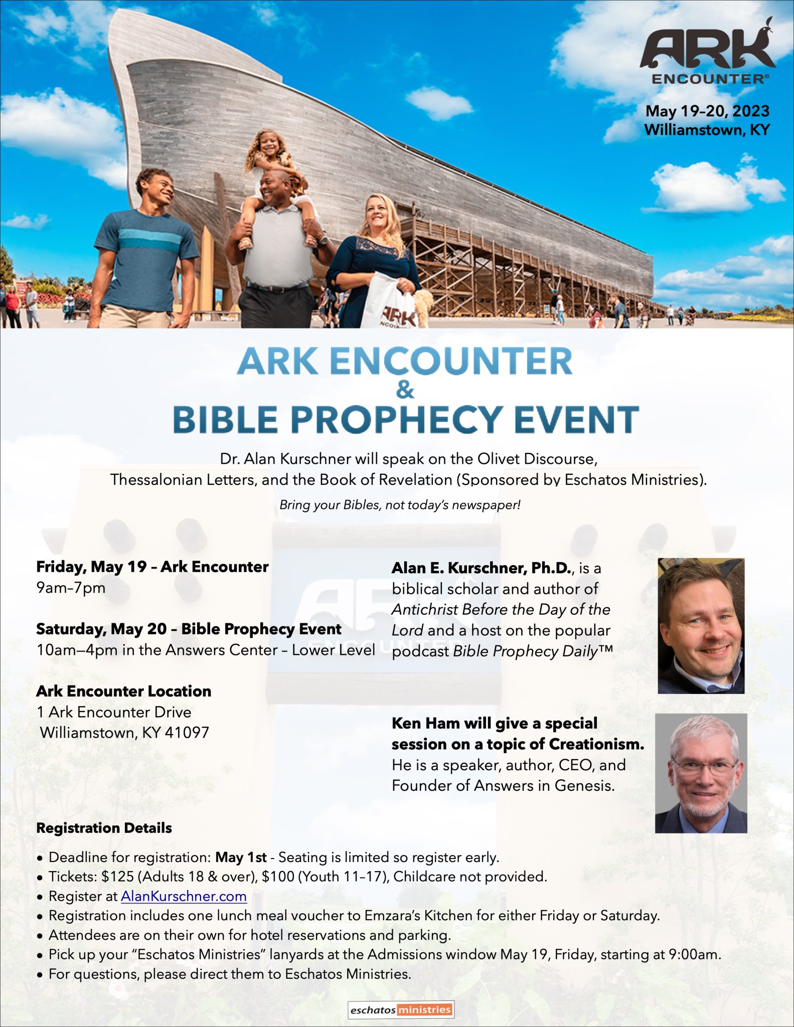 Ark Encounter Upcoming Event (May 19–20), and What Is the Meaning of ...